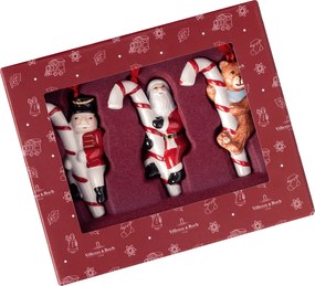 Villeroy&Boch Nostalgic Ornaments ozdoby Cukrová hůl, sada 3 ks, 129 × 35 × 77 mm