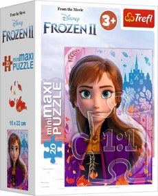 Trefl TR PUZZLE MiniMaxi Frozen 2 (Ledové Království) 16x22cm 20 dílků 4 druhy tr56022