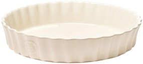 Emile Henry hluboká koláčová forma - průměr 28 cm, slonová kost