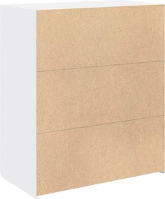 Příborník bílý 80 x 42,5 x 93 cm kompozitní dřevo 3281469