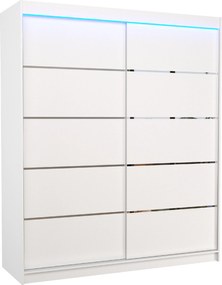 ADRK Furniture Posuvná skříň s LED osvětlením SPECTRA 180 ADRK-SW-SPE-W-180