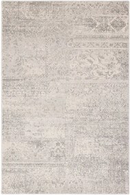 Kusový vlněný koberec Agnella Isfahan M Korist Popel Patchwork šedý Rozměr: 240x340 cm