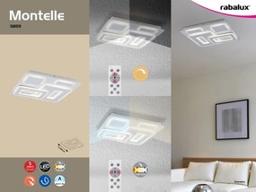 Rabalux 5859 LED stropní svítidlo Montelle 56W | 2393lm | 2700-5500K