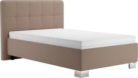 BLANÁŘ Postel Kelvin 120x200 světle hnědá