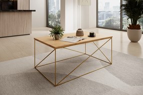 ADRK Furniture Konferenční stolek Dante CT-DAN-G-OL
