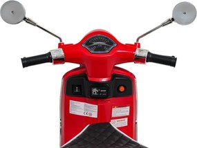 Elektrický skútr Vespa ROMA červený