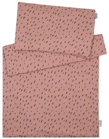 Bavlněný set do postýlky Belisima Soft rose 90/120 Růžová