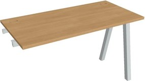 Hobis Kancelářský stůl k řetězení Hobis UE A 1200R, deskaakát, černá černá