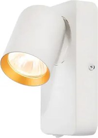 Domoletti Tunis ML9942 bílo-zlatá / Nástěnné svítidlo / GU10