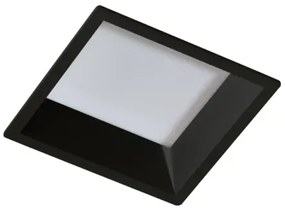 LED svítidlo Aida S9W do sádrokartonu černá