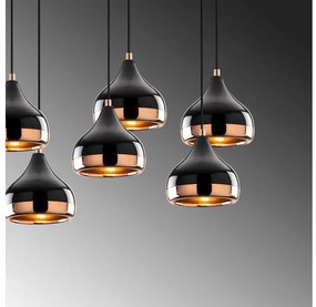 Designový lustr Salwah 88 cm černý
