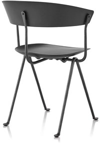 MAGIS - Židle OFFICINA - černá s antracitovou podnoží