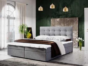 Manželská čalouněná postel 160x200 STIG II.