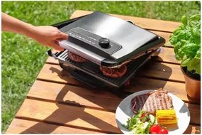 SENCOR SBG 3710SS stříbrná / Kontaktní gril / 2000 W / Regulace teplot