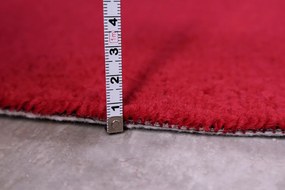 Spoltex, AKCE: 40x80 cm Kusový koberec Eton červený 15 - neúčtujeme odřezky z role - obšitý ze všech stran, šíře, červená, filc, kancelář