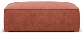Žinylková podnožka v cihlové barvě Vanda – Mazzini Sofas