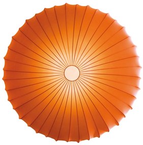 Axolight Muse, designové svítidlo z oranžového textilu, 3x70W, prům. 80cm