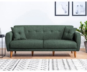 Atelier del Sofa 3-místná pohovka Aria - Green, Zelená
