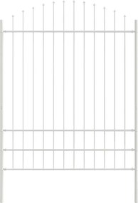 Zahradní plot WOERDEN 2 ks 170 x 225 cm Práškově lakovaná ocel 3360141