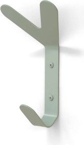 Šedozelený nástěnný ocelový háček Frondo – Spinder Design