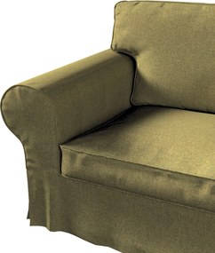 Potah na pohovku IKEA Ektorp 2-místná s lenoškou barva zelená látka pletený vzor