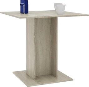 vidaXL Jídelní stůl 80 x 80 x 75 cm dřevotříska [800255] Barva: kouřový dub