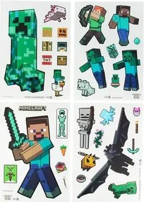 PALADONE Samolepky na sklo Minecraft / Samolepky na sklo / Licenční pr