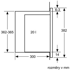 Siemens BF425LMB0 Vestavná mikrovlnná trouba