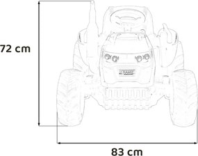 Ramiz Dětský traktor GROW 1804 růžový
