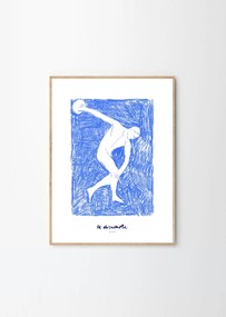 The Poster Club Plakát The Athlete by Another Art Project 40x50cm