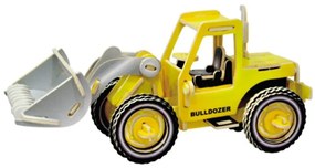 Woodcraft dřevěné 3D puzzle - skládačka Nakladač PC029, 11 x 22 x 10 cm