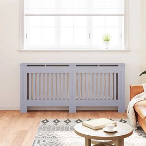 Kryt radiátoru 2 ks Šedá 172 x 19 x 81,5 cm Kompozitní dřevo 3403234