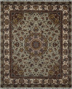 XXXLutz ORIENTÁLNÍ KOBEREC, 90/160 cm krémová, zelená Cazaris - Orientální koberce - 004345066157