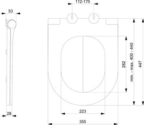 Sapho Brilla wc sedátko slim soft close latte mat 100787-114