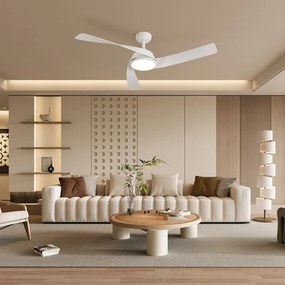 ZEVENTI - LED Stropní ventilátor AERYS LED/24W/230V Wi-Fi Tuya bílá + DO