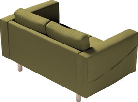 Potah na pohovku IKEA Norsborg 2-místná barva zelená látka pletený vzor