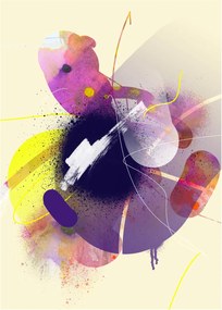 Martin Kafes33 Hirth | Gravitace Rám: Černý, Velikost: 70 x 50 cm