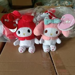 Kawaii plyšové zvířátko My Melody Varianta: set růžová + červená 15 cm