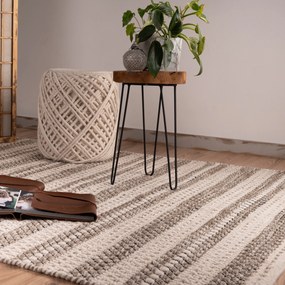 Obsession, Ručně vázaný kusový koberec Jaipur 335 Taupe, 140x200, hnědá, ložnice