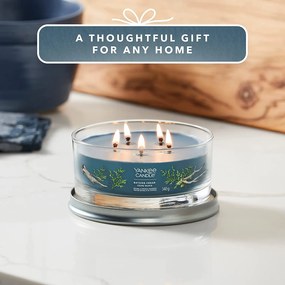 Yankee Candle vonná svíčka Signature Tumbler 5 knotů Bayside Cedar 340 g