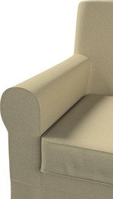 Potah na křeslo IKEA Ektorp Jennylund barva zelená látka pletený vzor