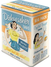 Postershop Plechová dóza L - Dishwasher Tabs 3l