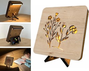 Li-Go "Hvozdík" lampa 19x19 cm provedení povrchu: bříza