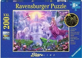 Ravensburger Svítící puzzle Magická noc jednorožců XXL / 200 dílků / o