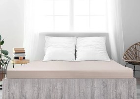 Jersey prostěradlo z mako bavlny LUXORA 90x200 cm béžové