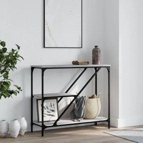 vidaXL Konzolový stolek 88,5 x 30 x 75 cm kompozitní dřevo [835479] Barva: šedá sonoma
