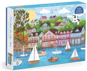 Galison Puzzle Přístav u moře Joy Laforme 1000 dílků