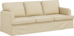 Set pohovek 2 ks Krémová textil 3407609