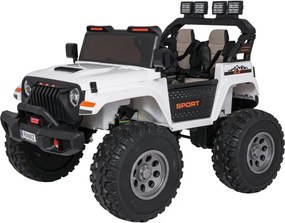 Elektrické autíčko Extreme Sport 4x4 bílé