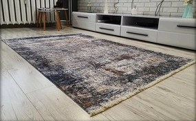 HU Vícebarevný moderní koberec Banco 678 Rozměr: 60x110 cm